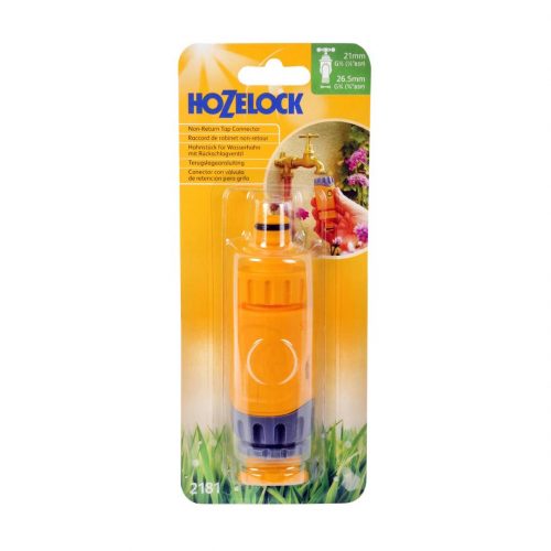 HOZELOCK Non Return Water Hose Outdoor Tap Connector – Garden Plants Online