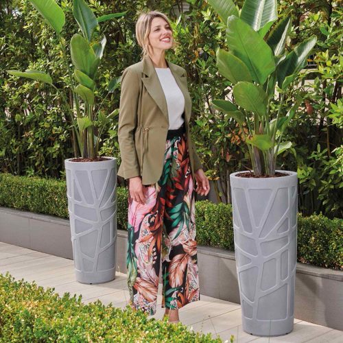 Mosaic Curve High Pot – Garden Plants Online